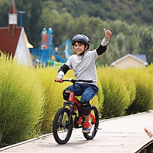 Segway Ninebot Kid’s Bike for Boys and Girls, 18 inch with Kickstand, Red