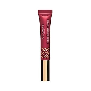 Clarins Natural Lip Perfector | Sheer Finish Lip Gloss | Instant 3D Shine | Nourishing, Hydrating, Softening and Lip Plumping | Contains Natural Plant Extracts With Skincare Benefits | 0.35 Oz