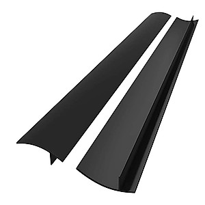 Oven Guards for Sides, 2 Pack Stove And Counter Gap Cover, Waterproof Stove Counter Gap Cover Stove Gap Covers, Silicone Stove Gap Cover Stove Gap Guard Stove Side Gap Guards Range Gap Filler