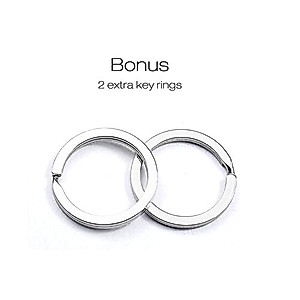 Lancher Key chain bottle opener with (2 Extra key rings and Gift Box) Heavy Duty Car Keychain for Men and Women