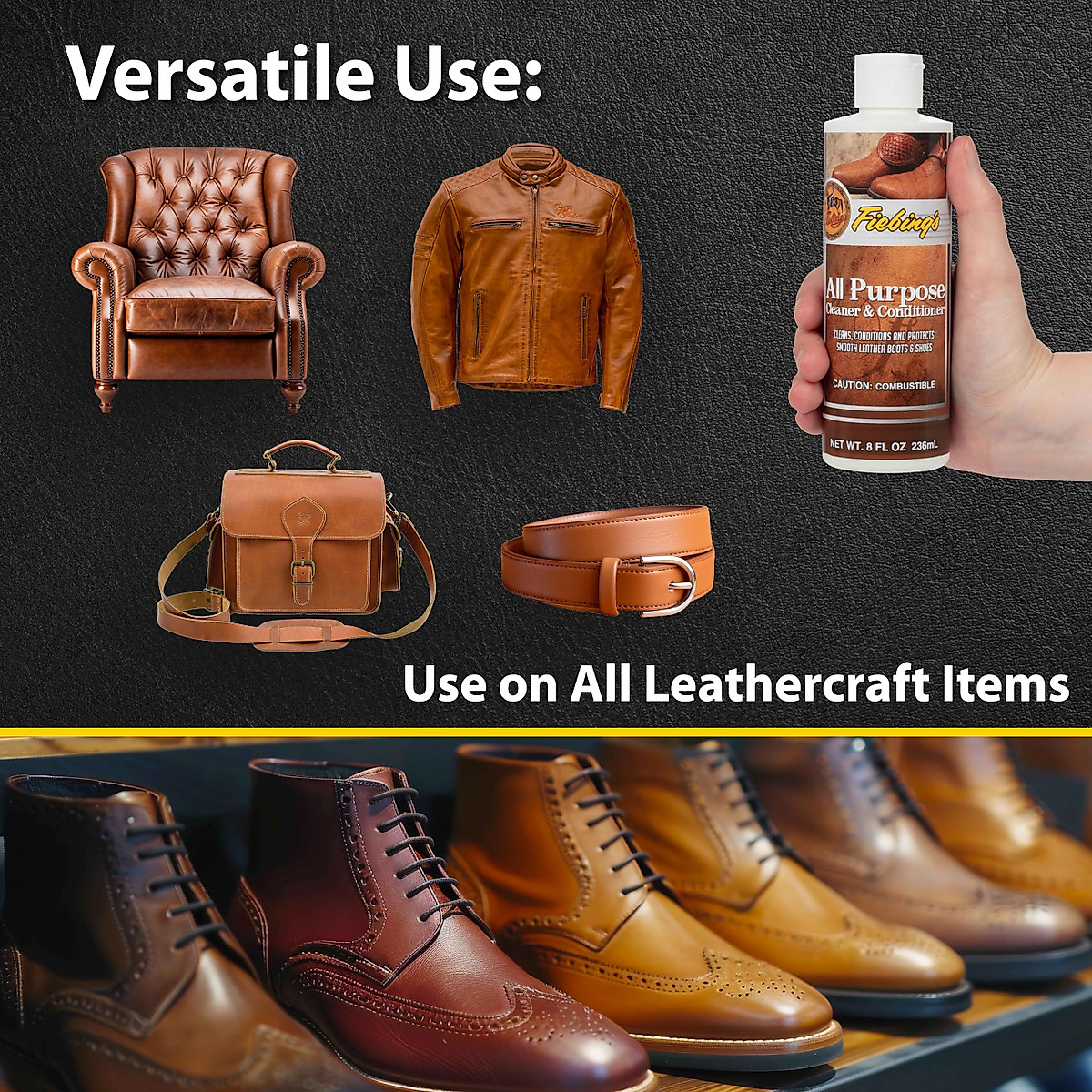 All Purpose Boot Cleaner & Conditioner, 8 oz