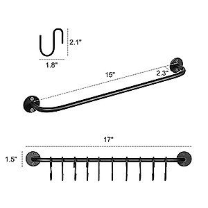 Mkono Hat Rack for Wall Baseball Cap Organizer and Hat Hangers for Wall Boho Caps Display Organizer with Tassels