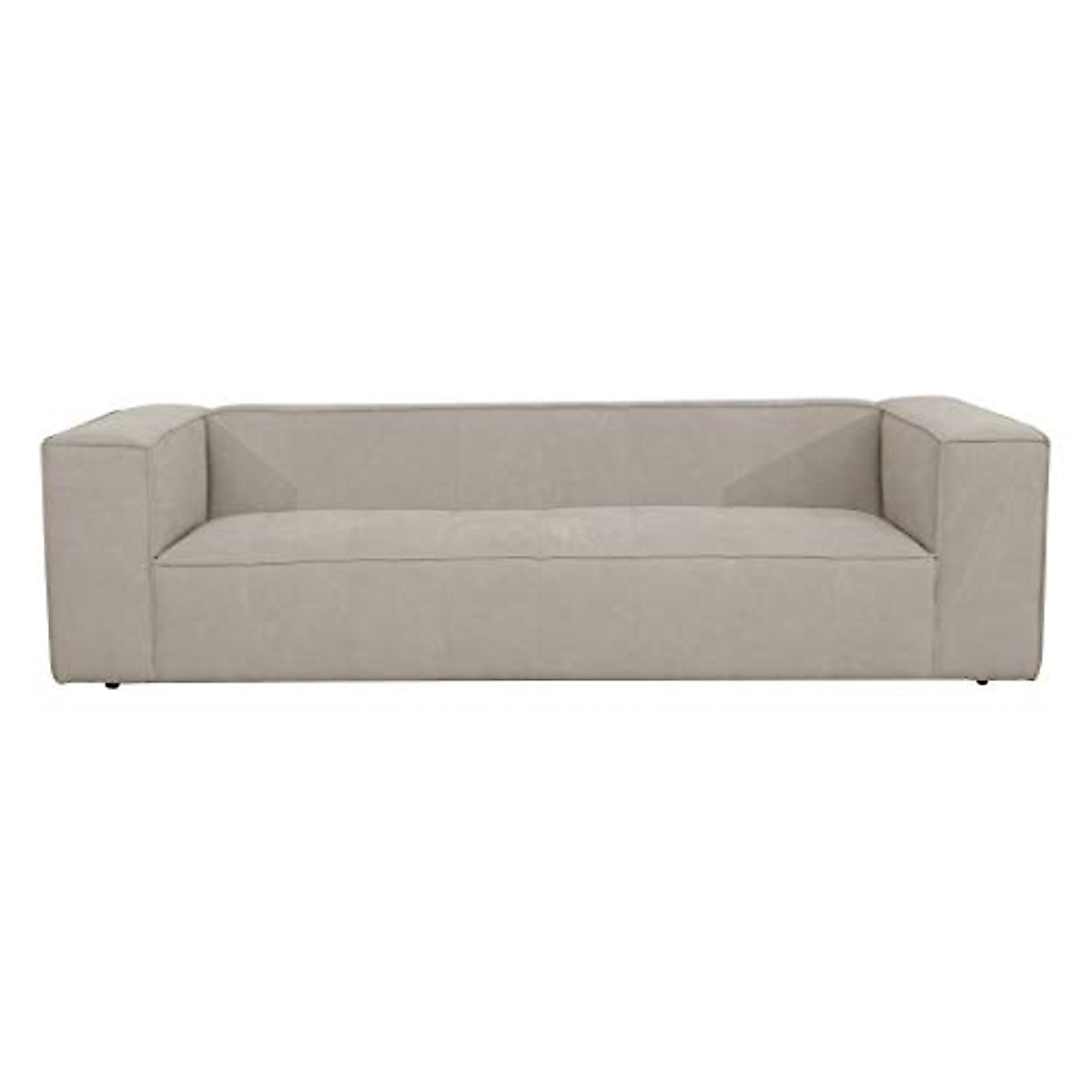 Amazon Brand – Rivet Thomas Modern Upholstered Sofa Couch, 101.2"W, Grey