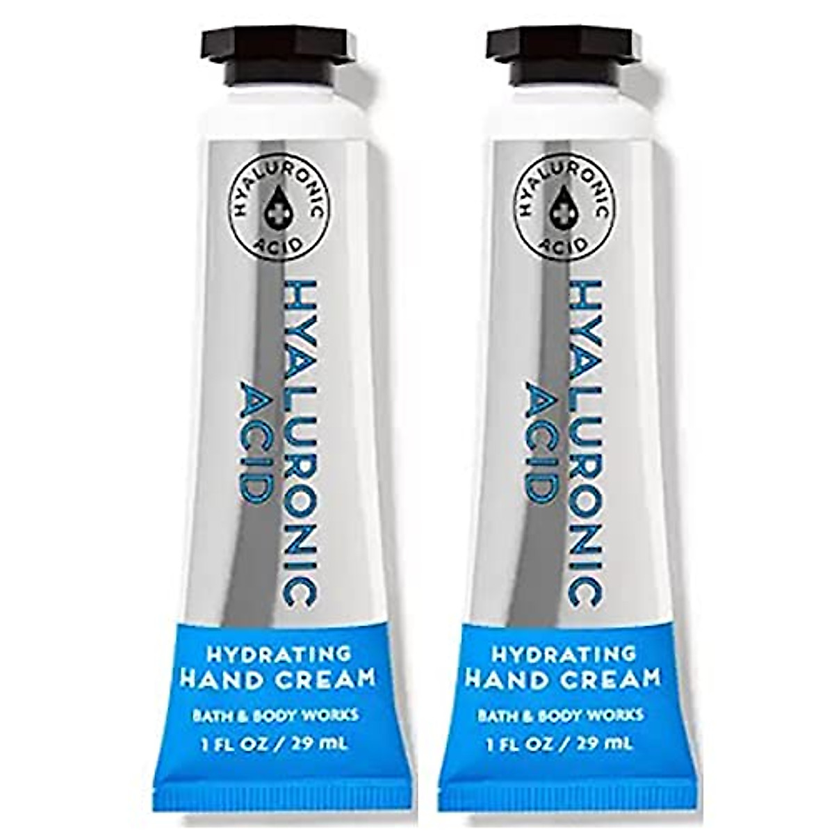 Bath & Body Works Hyaluronic Acid Hydrating Hand and Body Cream 1.0 Fluid Ounce, 2-Pack (Hyaluronic Acid)
