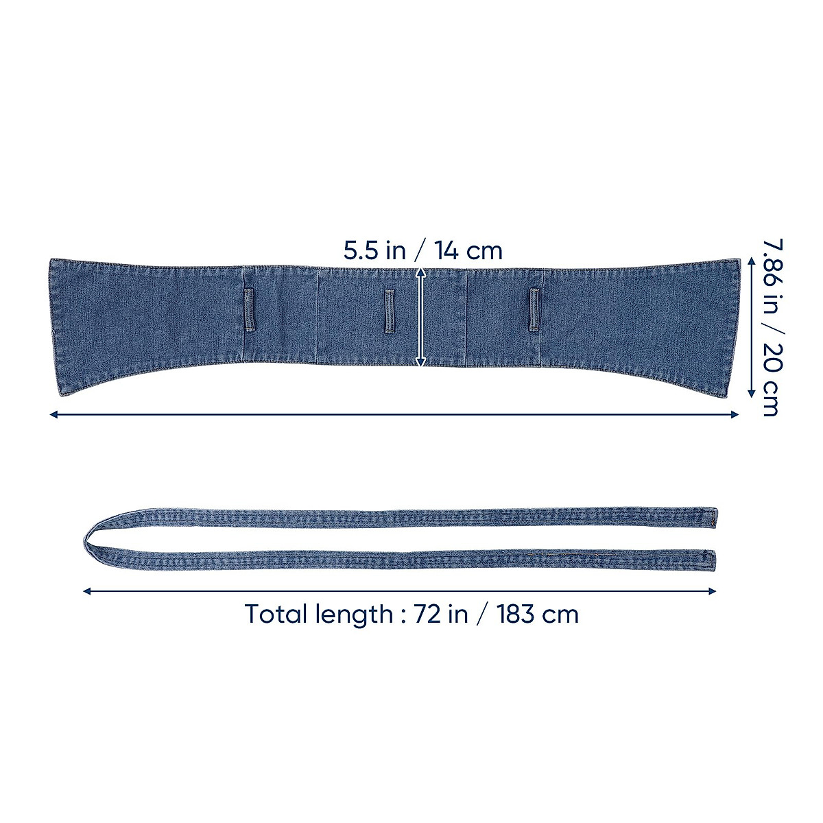 VALICLUD Women Denim Waist Cinch Belt Wide Corset Belts