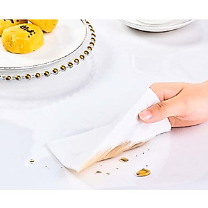 KATE 1.5mm 60x88 Inch Plastic Table Cover Clear Table Protector Non-Slip Easy Clean for Kitchen Tablecloths Table Mats
