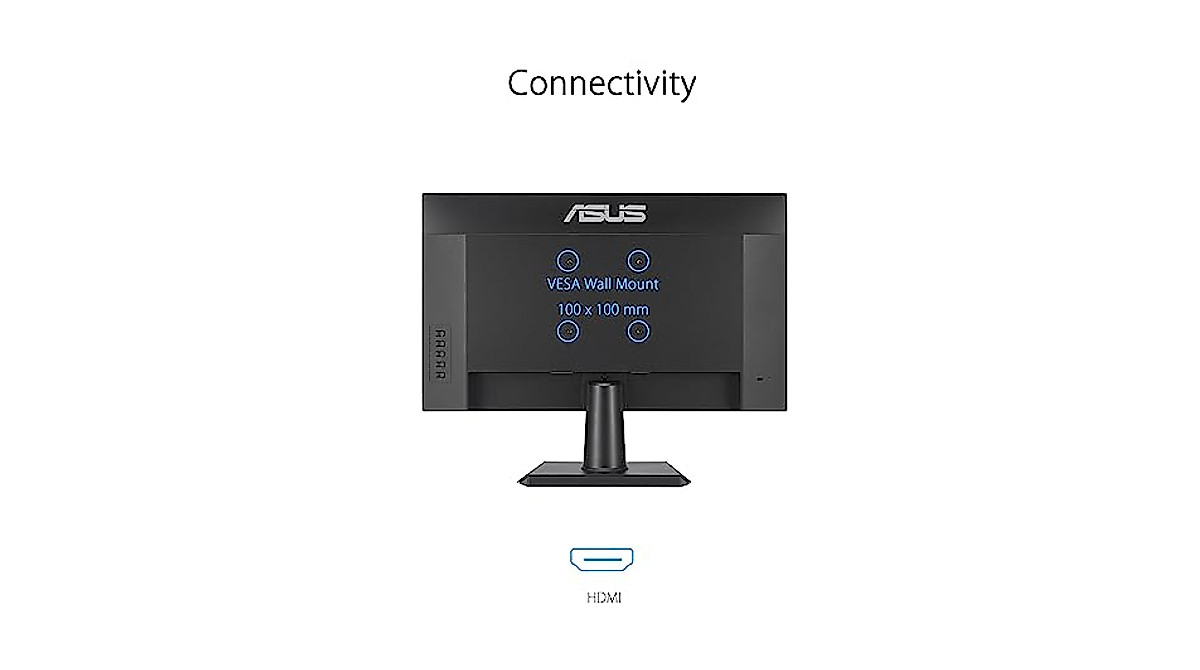 ASUS 27" Monitor - Full HD IPS, 100Hz & Flicker Free