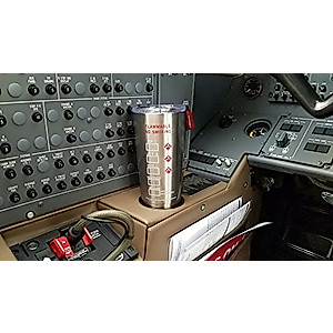 Pilot Expressions AV8R Taxiway Sign Stainless Steel Insulated Tumbler