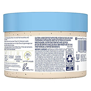 Dove Scrub Macadamia & Rice Milk Reveals Visibly Smoother Skin Body Scrub That Nourishes Skin 10.5 oz