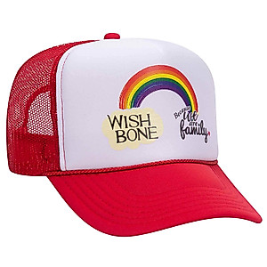 OTTO 5 Panel High Crown Mesh Back Trucker Hat Polyester Foam Front