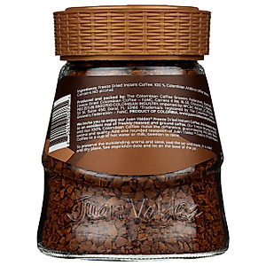 Juan Valdez Freeze Dried Instant Colombian Coffee, 3.5 oz Jar, Advanced Freeze-Drying Technique to Preserve Flavor and Aroma, 100% Colombian Coffee, Kosher, Pack of 1