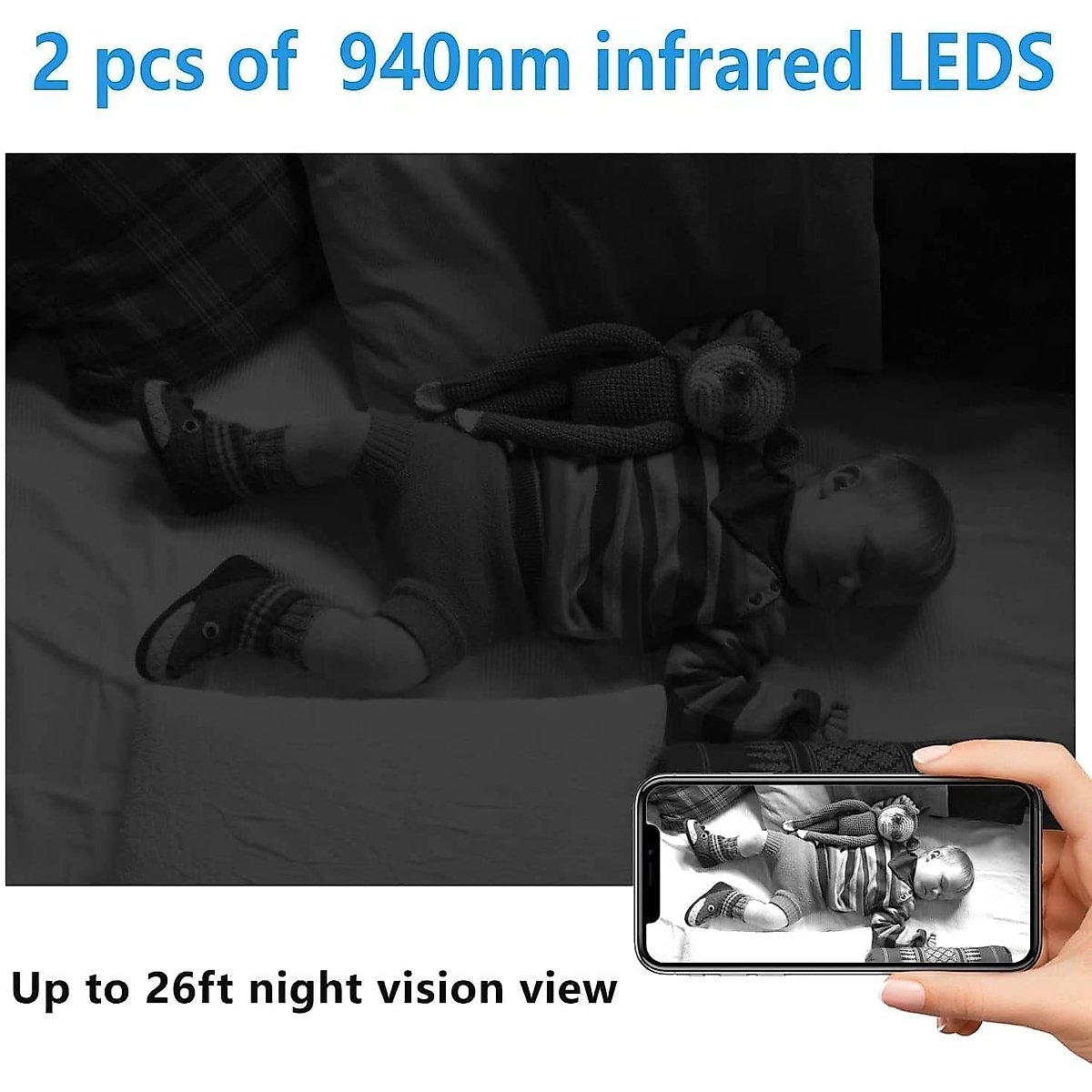 Smallest Spy Hidden Camera,1080P Wireless WiFi Portable Remote Camera,Nanny Cam,Baby Monitor with Night Vision,Motion Detection,Cloud Storage,Remote Viewing for iOS Android Phone APP