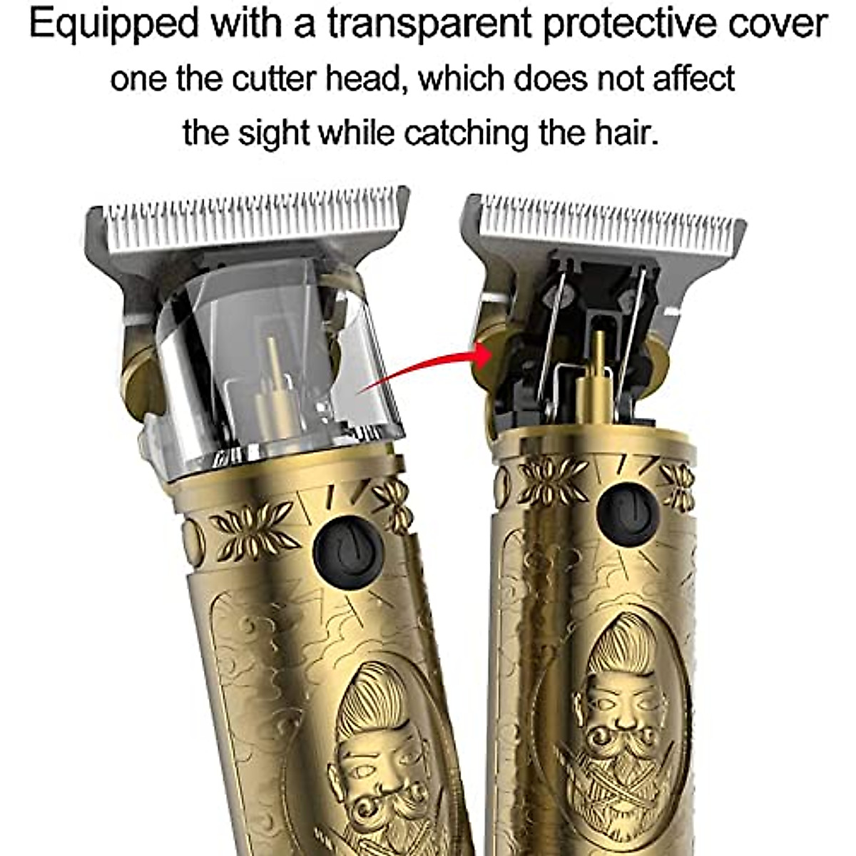 Soonsell Hair Clippers for Men,Beard Trimmer for Men, Electric T Blade Liners Outline Edgers Shaver 0mm Bald Zero Gap Grooming Kit ，Cordless Clippers for Hair Cutting