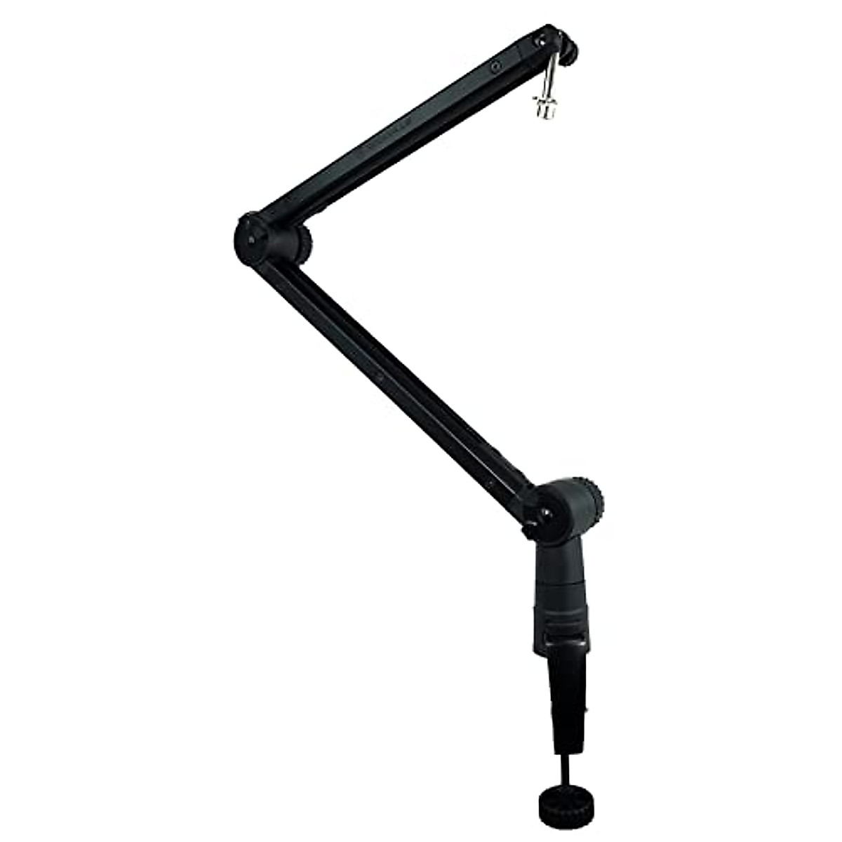 Rockville ROGAN STAND Pro Boom Arm Mic Stand with Fixed Mount+Desk Stand+Cable