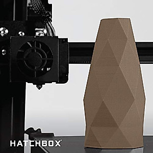 HATCHBOX 3D Printer Filament, Dimensional Accuracy +/- 0.03mm, 3.00 mm, 1 kg Spool, Wood