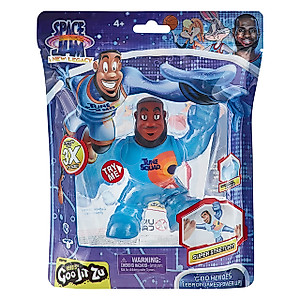 Moose Toys Heroes of Goo JIT Zu – Space Jam: A New Legacy - 5" Stretchy Goo Filled Action Figure - Lebron James (Power Up)