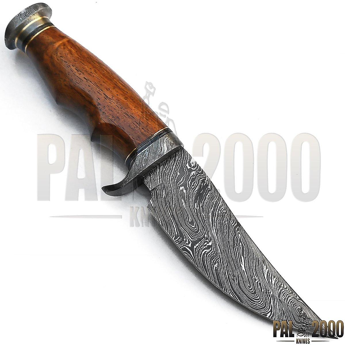 PAL 2000 HUNTING KNIVES HUN-9104 Custom Knife Handmade Damascus Steel Knife With Sheath