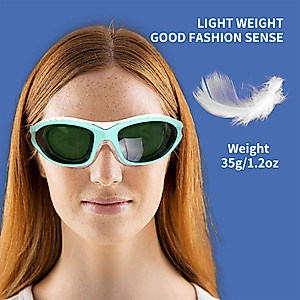 JILERWEAR IPL 200nm-2000nm Laser Protective Glasses and Beauty Cosmetology Eye Protection Intense Pulsed Light Safety Goggle for Hair Removal Treatment