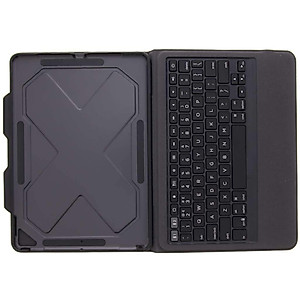 ZAGG Rugged Messenger for iPad Pro 10.5" & Pad Air 10.5" (Gen 3) - 7 Color Backlit Case and Bluetooth Keyboard - Black