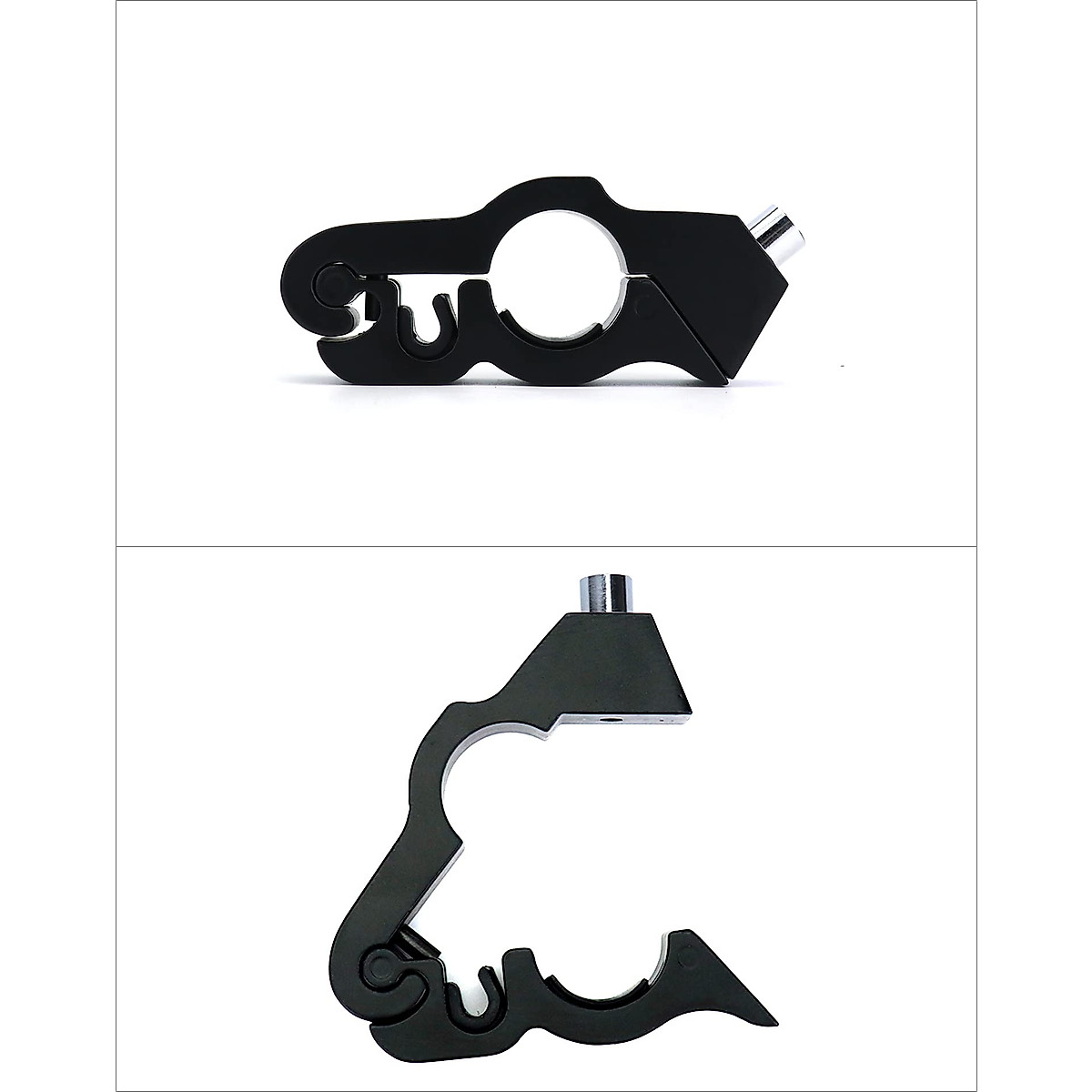 QWORK Motorcycle Lock, Heavy Duty Anti-Theft Adjustable Bike Handlebar Lock, A Grip/Throttle/Brake/Handlebar Lock to Secure a Bike, Scooter, Moped or ATV