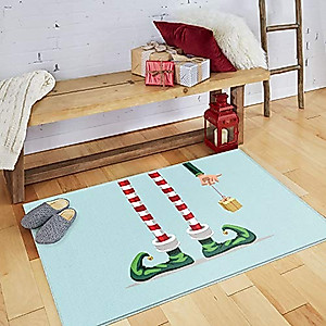Mohawk Home Elf Stockings Light Blue Area rug, 1'6x2'6