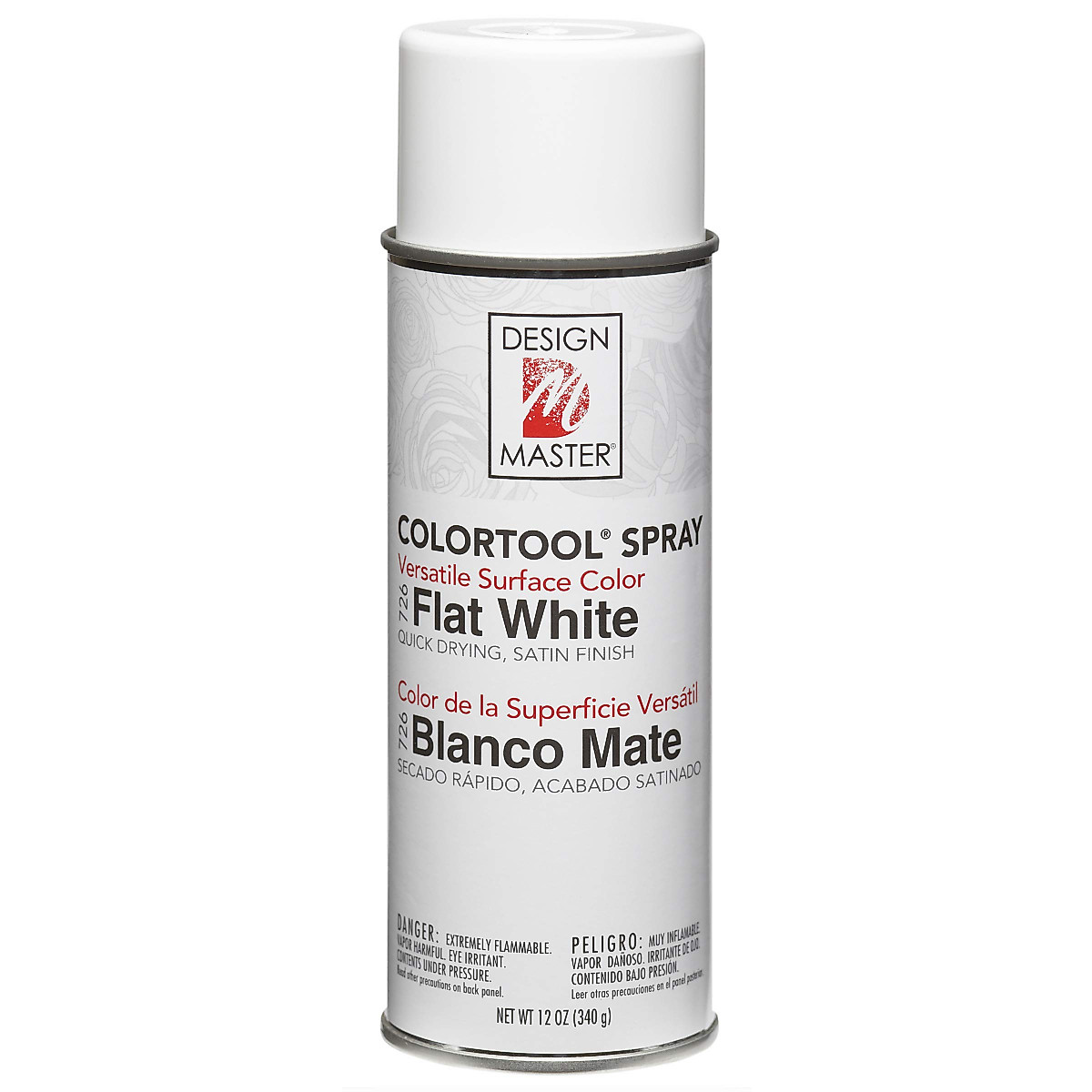 Design Master Spray, Flat White, 12 oz