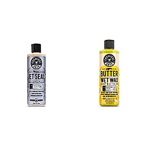 Chemical Guys WAC_118_16 JetSeal Anti-Corrosion Sealant and Paint Protectant (16 oz) and Chemical Guys WAC_201_16 Butter Wet Wax (16 oz) Bundle