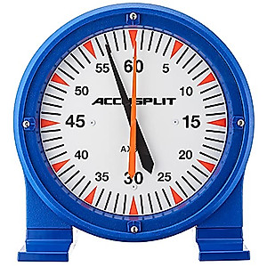 ACCUSPLIT AX850 Lane Timer/Pace Clock, Blue, 15-Inch