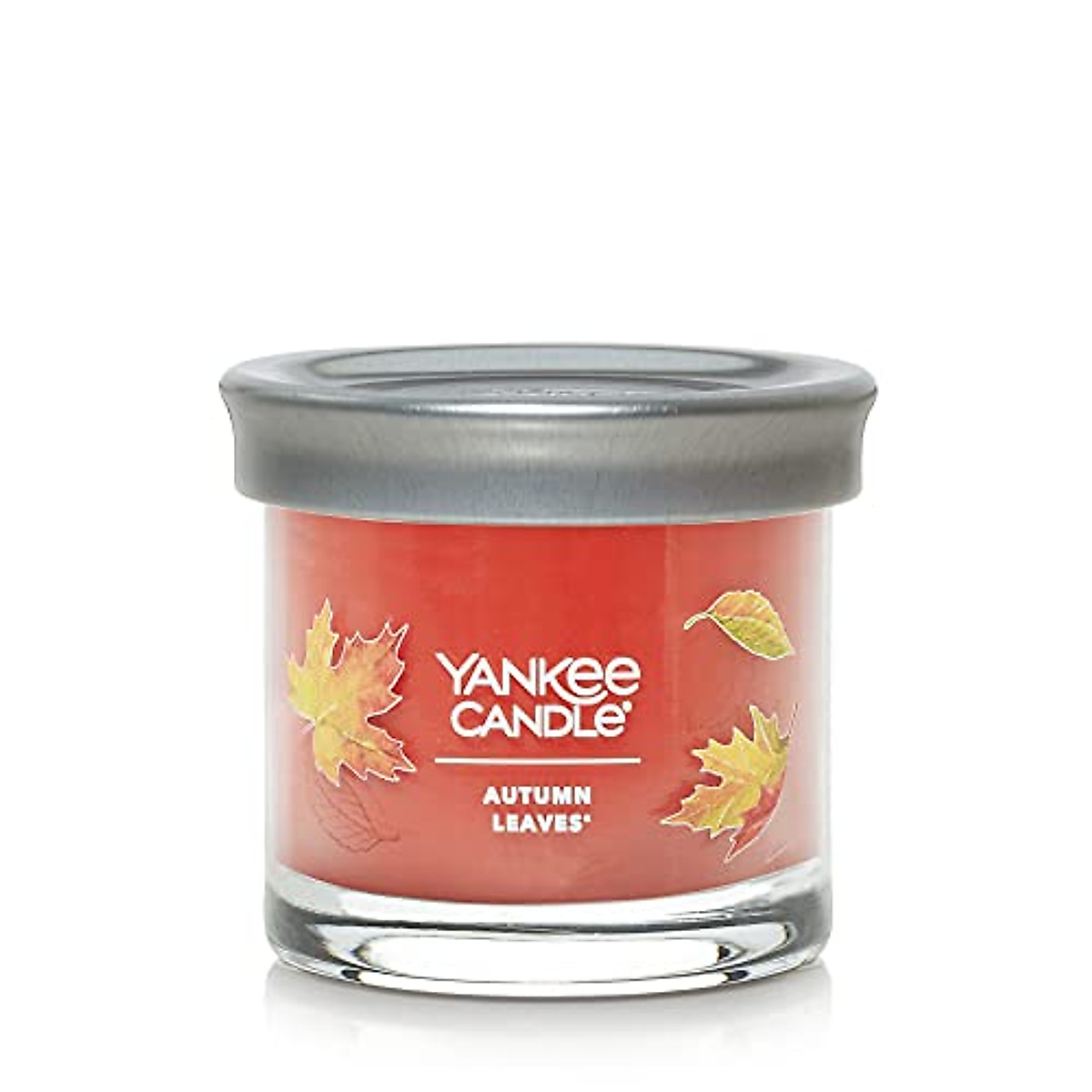 Yankee Candle Autumn Leaves Scented, Signature 4.3oz Small Tumbler Single Wick Candle, Over 20 Hours of Burn Time