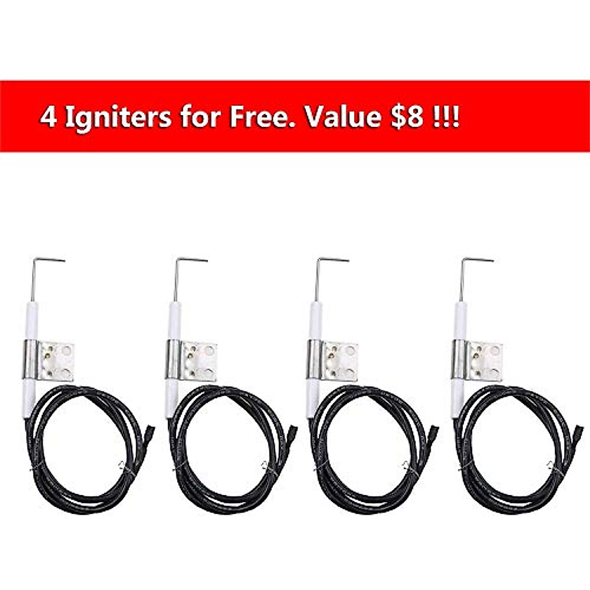 Hisencn Gas Grill Repair for Kenmore 122.16134 122.16134110 Nexgrill 720-0719BL 720-0773, 720-0783 Tera Gear 1010007A Grill Straight Burner Pipe Tubes Heat Tents Heat Plate Shield Replacement Parts