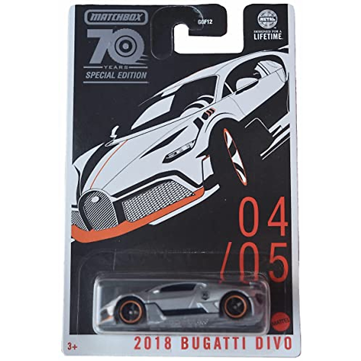 Matchbox 2018 Bugatti Divo, Special Edition