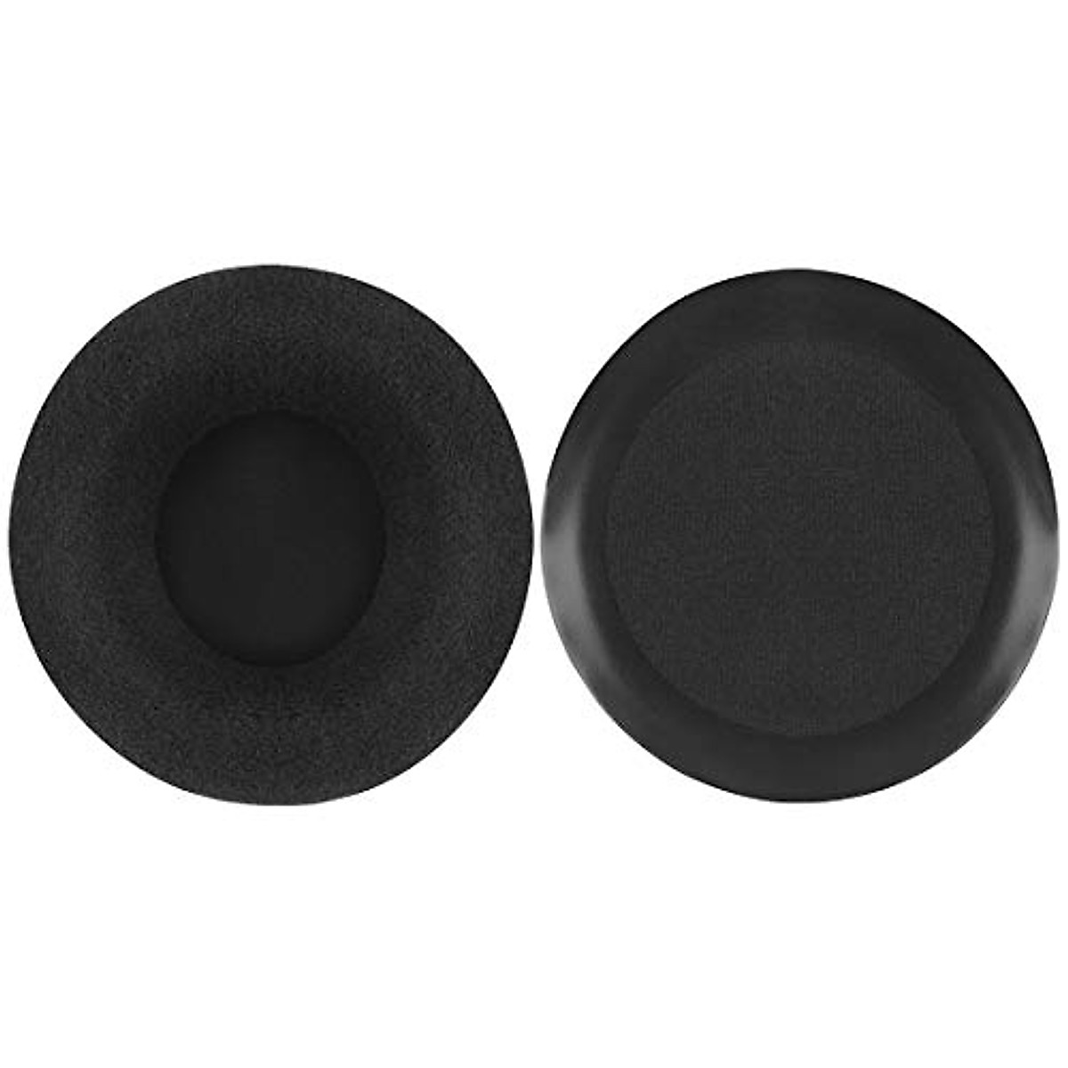 Geekria Comfort Velour Replacement Ear Pads for Sennheiser HD215, HD225 Headphones Ear Cushions, Headset Earpads, Ear Cups Cover Repair Parts (Black)