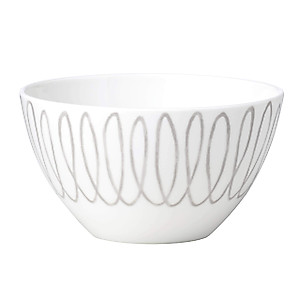 Kate Spade Charlotte Street East Soup Bowl, 0.65 LB, Taupe/Grey