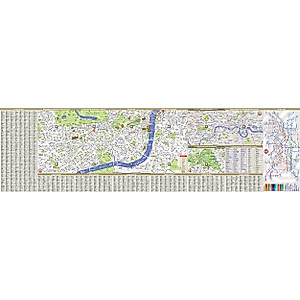 StreetSmart® London Map by VanDam - City Center Street Map of London, England - Laminated folding pocket size city travel and Tube map with all museums, attractions, hotels and sights; 2024 Edition