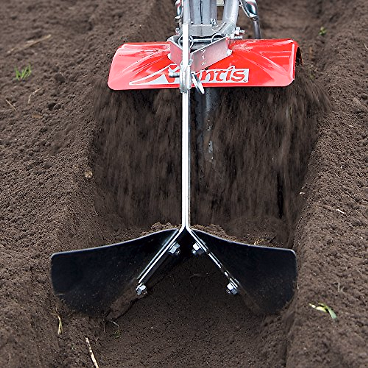 Mantis 3333 Power Tiller Plow Attachment for Gardening, Black
