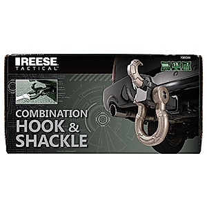 Reese Towpower 7089344 Tactical Combination Hook & Shackle Receiver Mount