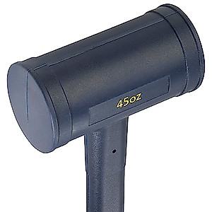 ESTWING Dead Blow Hammer - 45 oz Mallet with No-Mar Polyurethane & Cushion Grip Handle - CCD45