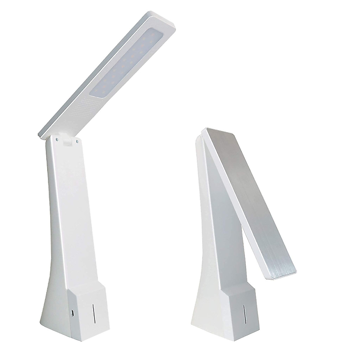 AOIRHLA Portable LED Desk Lamp, Rechargeable LED Lamp, Desk Lamp Battery Powered,Small Cordless Table Lamp, 3 Color Modes,3 Brightness Levels,White