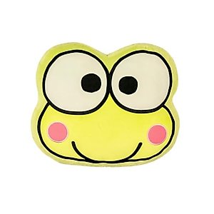 Franco Hello Kitty & Friends Bedding Super Soft Plush Decorative Pillow, Standard, Keroppi