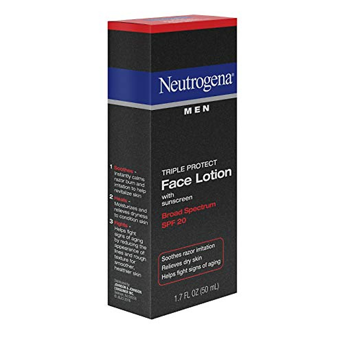 Neutrogena Triple Protect Face Lotion for Men, SPF 20, 1.7 Ounce