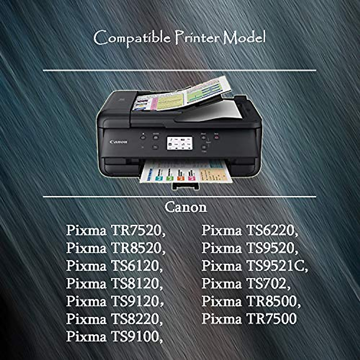 TG Imaging (2 Pack) Compatible PGI280XL Ink Cartridge Replacement for PGI280 XL BK Work for PIXMA TS6120 TR7520 TS8120 TR8520 TS9120 Ink Printer (2xBlack)