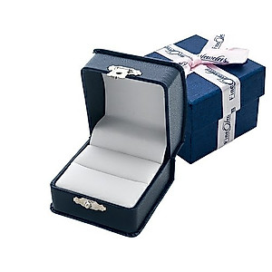 FJC Finejewelers 4.5mm Round Sapphire Post-With-Friction-Back Stud Earrings 10 kt White Gold