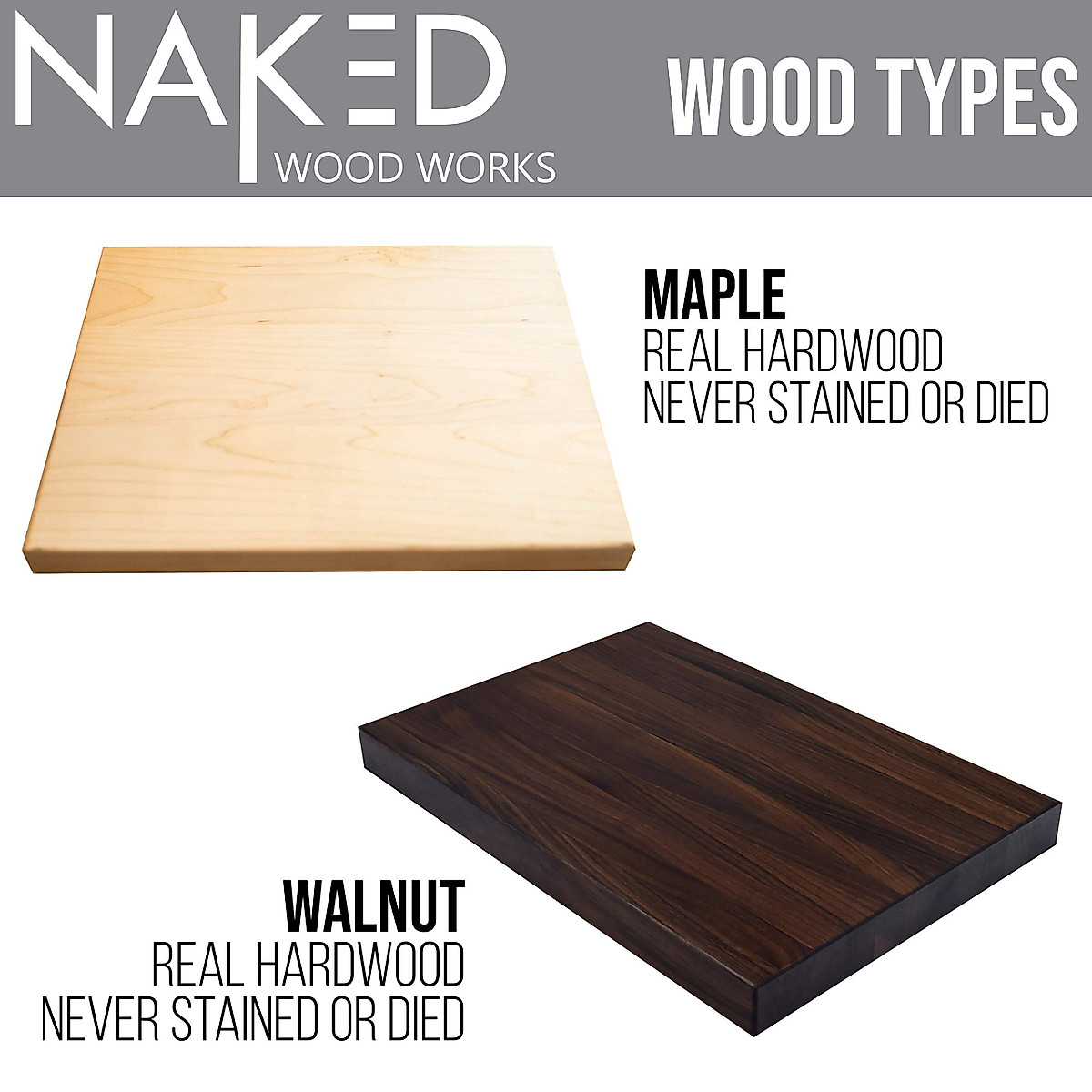 Personalized Cutting Boards - Laser Engraved Handmade Cutting Boards - Maple or Walnut Wood Cutting Boards for Kitchen - 2 Way Display or Charcuterie Boards - Personalized Gifts for Couples