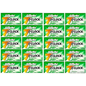 7 O'clock Super Stainless Double Edge Safety Razor Blades , 5 Count (Pack of 20)