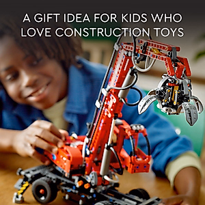 LEGO Technic Material Handler Crane 42144 Building Toy Set for Kids, Boys, and Girls Ages 10+ (835 Pieces)