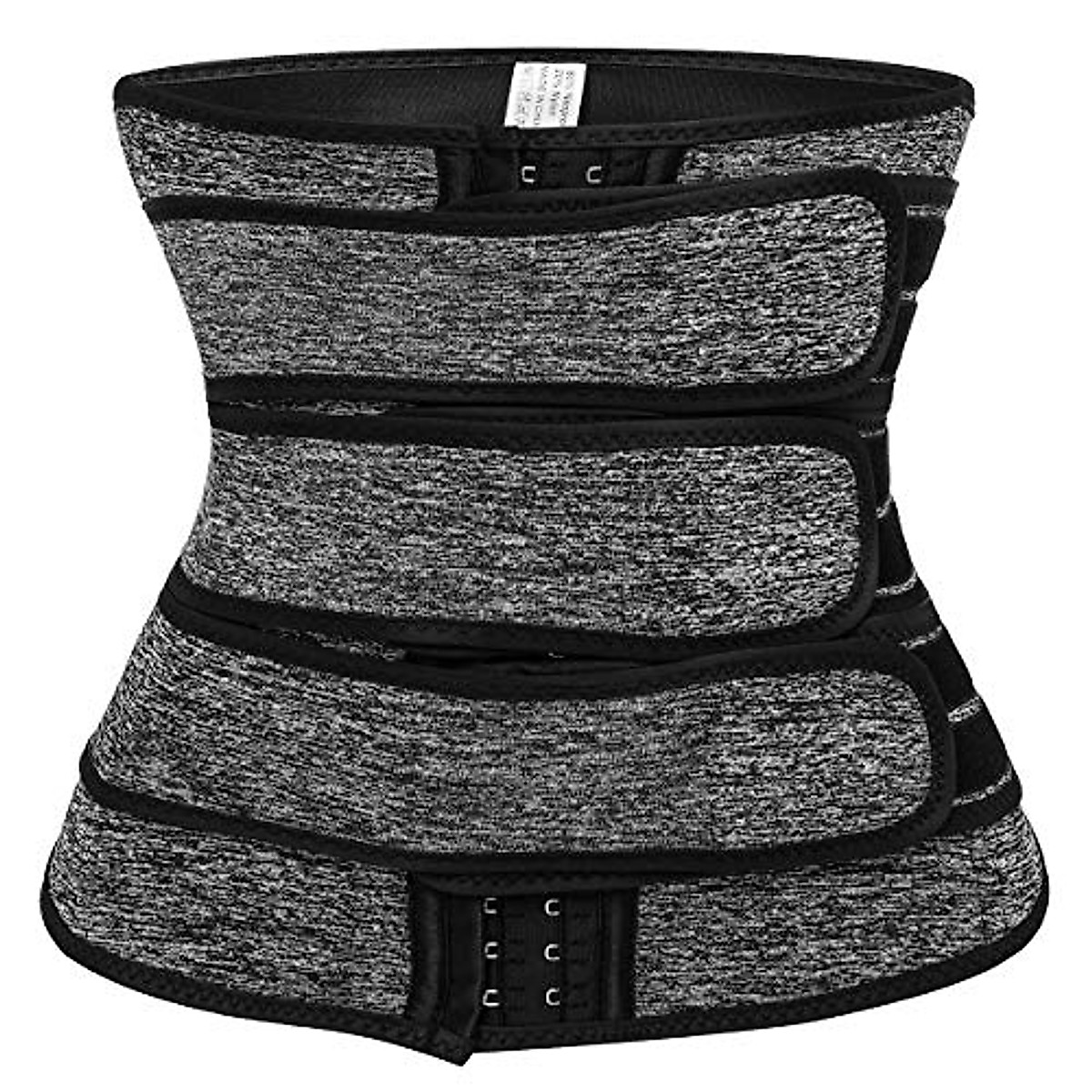 Women's Waist Trainer Corset Trimmer Belt Slimming Body Shaper Sports Girdle Waist Cincher Shapewear Grey