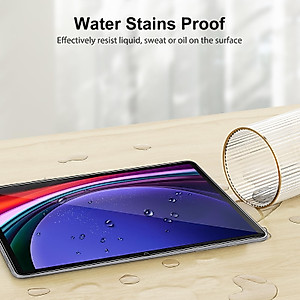 SPARIN 2 Pack Screen Protector for Samsung Galaxy Tab S9 FE 5G (10.9 inch) & Galaxy Tab S9/ S8/ S7 (11 inch), Tempered Glass Compatible with S Pen, Anti-Scratches