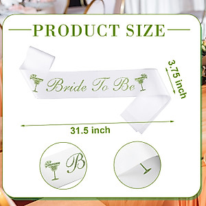 XunYee Margs and Matrimony Bachelorette Margarita Party Decoration Bride to Be Sash with Bachelorette Veil and Sash for Matrimony Bridal Shower Gift Wedding Supply