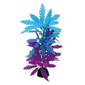 LPFLASAT Fish Tank Decorations Aquarium Decorations Fish Tank Accessories Aquarium Decor Fish Tank Decor Aquarium ANK Glow Decorations Fish Tank Glow Plants Aquarium 1Pieces (Purple)