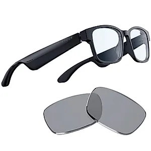 Razer Anzu Smart Glasses with Blue Light Filter, Polarized Lenses, Built-in Mic & Speakers, Touch & Voice Assistant Compatible, 5hr Battery